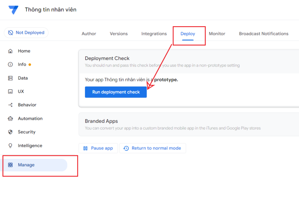 Google Appsheet căn bản - Hướng dẫn sử dụng Appsheet